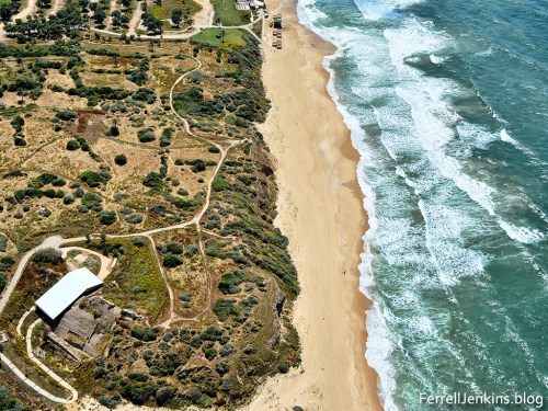 Aerial view of Tel Ashkelon | Ferrell's Travel Blog